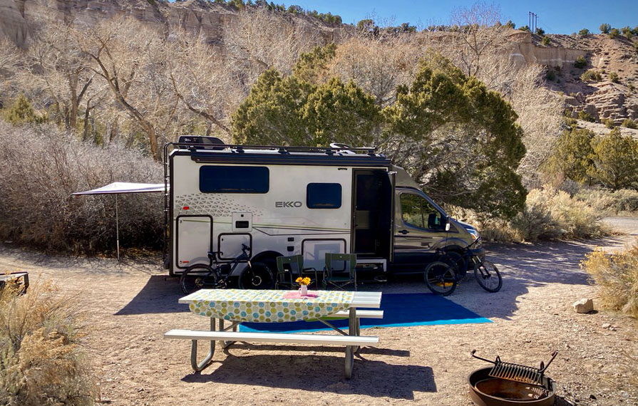 Test Camping in the Ultra-Compact EKKO - Winnebago